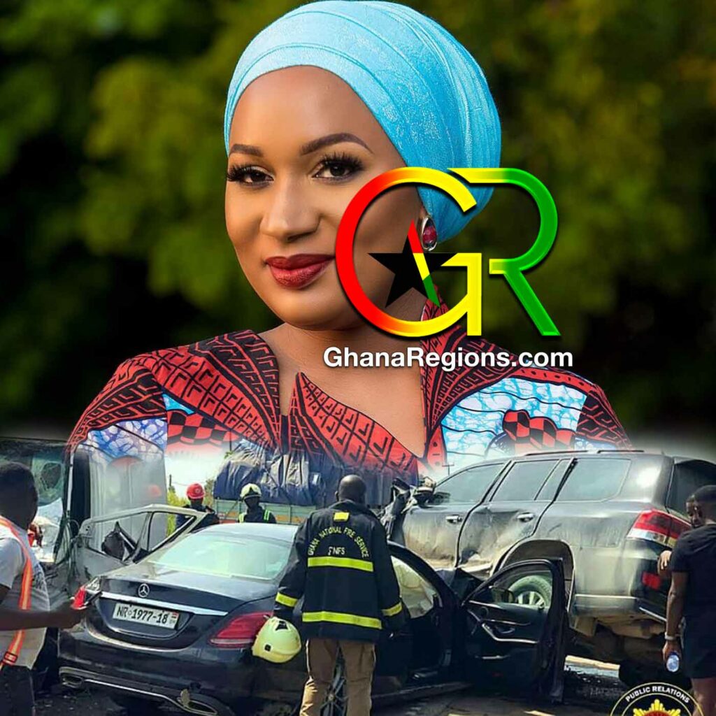 How accident involving Samira Bawumia occurred at Ohene-Nkwanta ...
