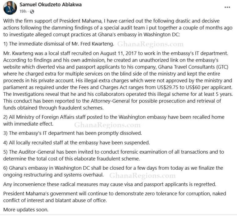 Biography of Fred Kwarteng - IT staff member at Ghana’s Embassy in ...